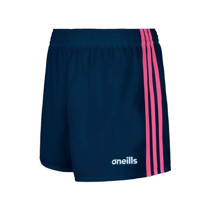 O'Neills Mourne GAA Shorts - Navy/Pink - Colgan Sports